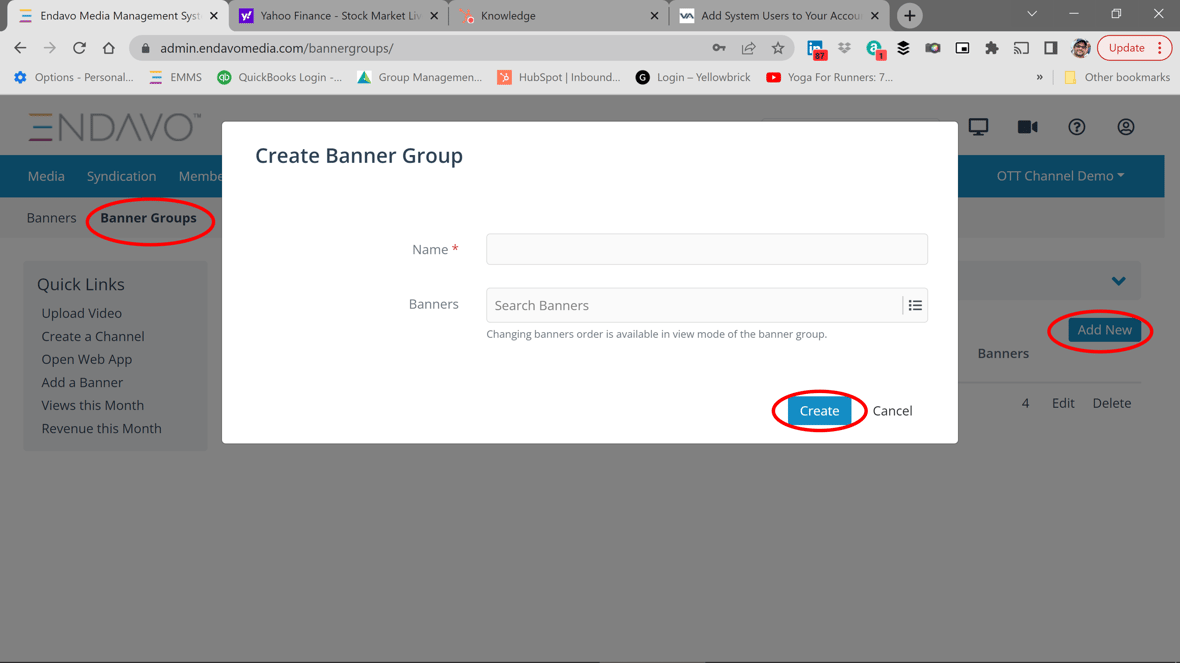 Banners and Banner Groups